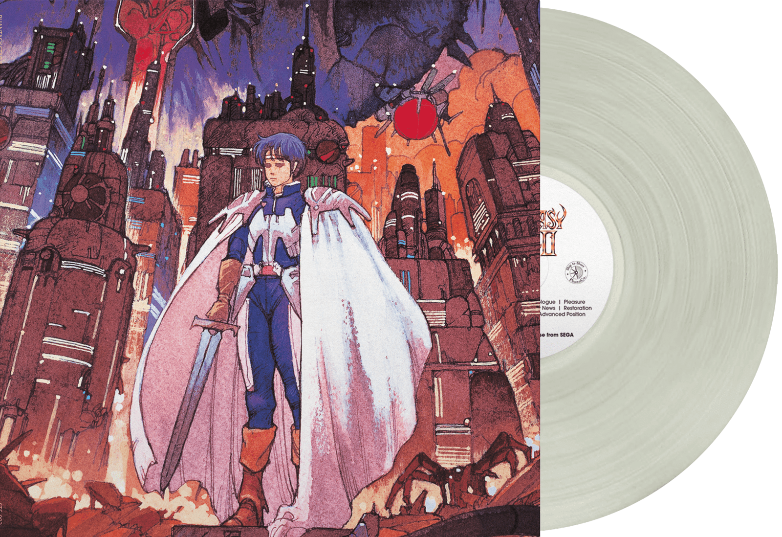 Phantasy Star II Original Soundtrack to 1989 JRPG Classic Clear Vinyl ...