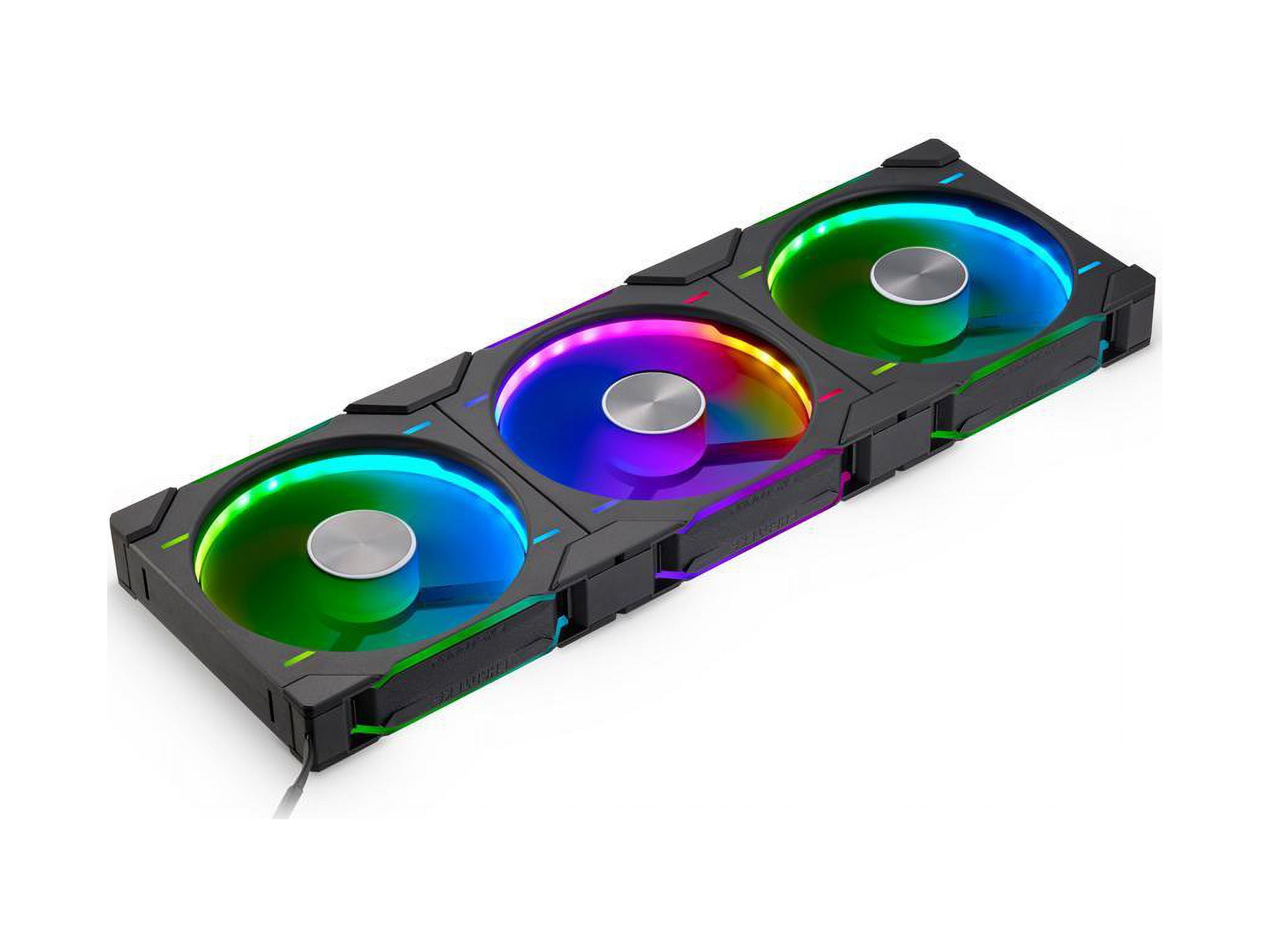Phanteks D30-140 DRGB PWM Fan, 3 Pack, Black, Daisy-Chain Linking ...