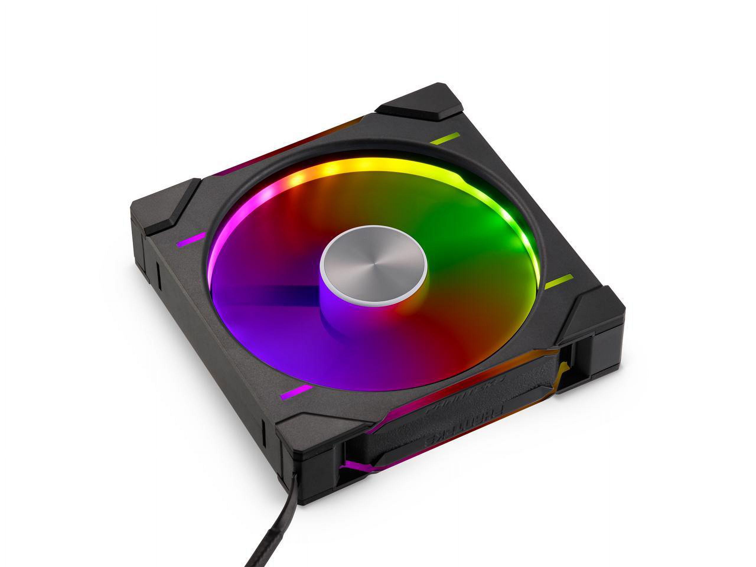 Phanteks D30-140 DRGB Fan, Black, RGB Lighting, Daisy-Chain Linking ...