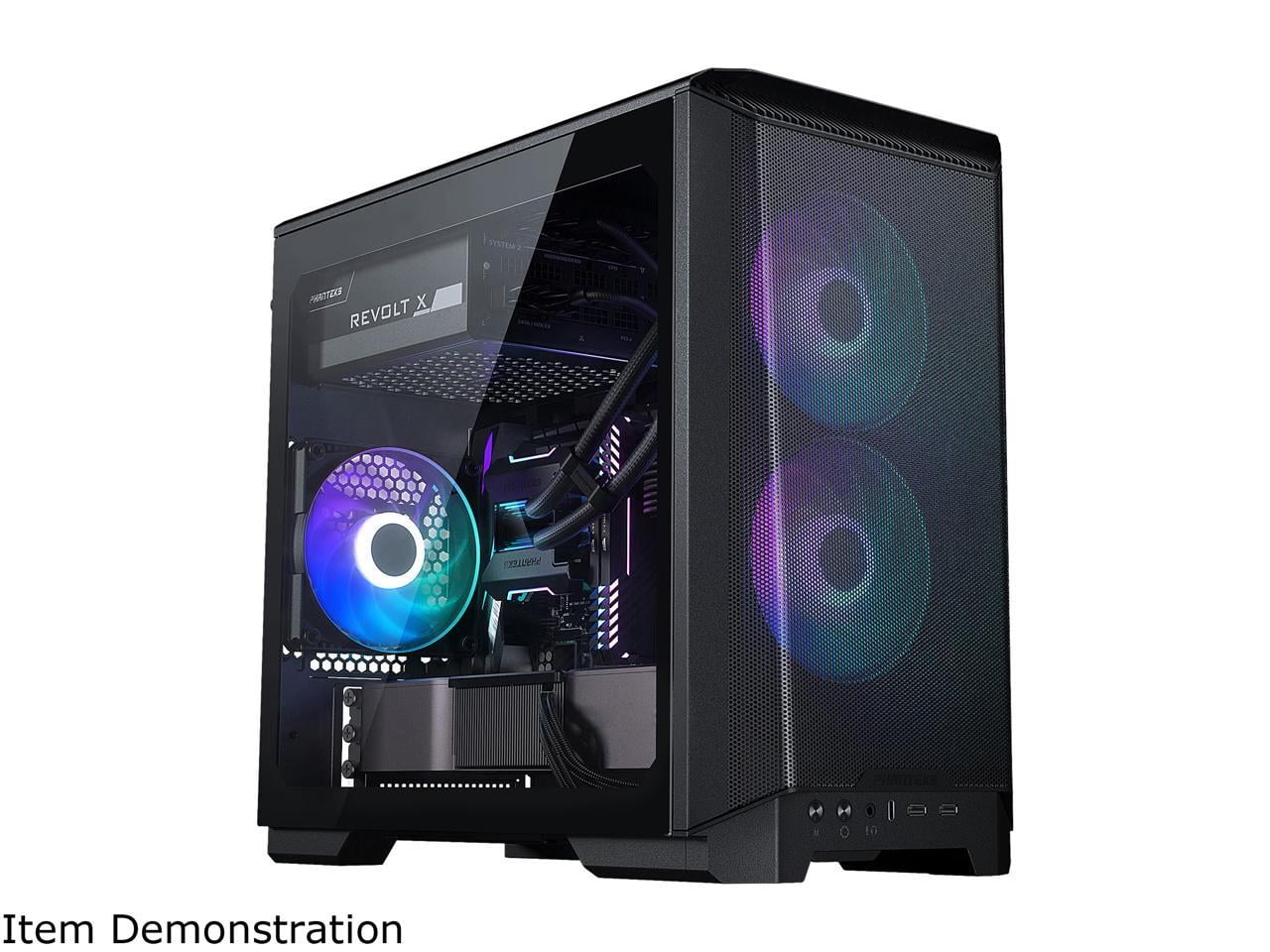 Phanteks Eclipse P200A D-RGB, high airflow Ultra-fine mesh design, mini-ITX tower, Digital-RGB ...