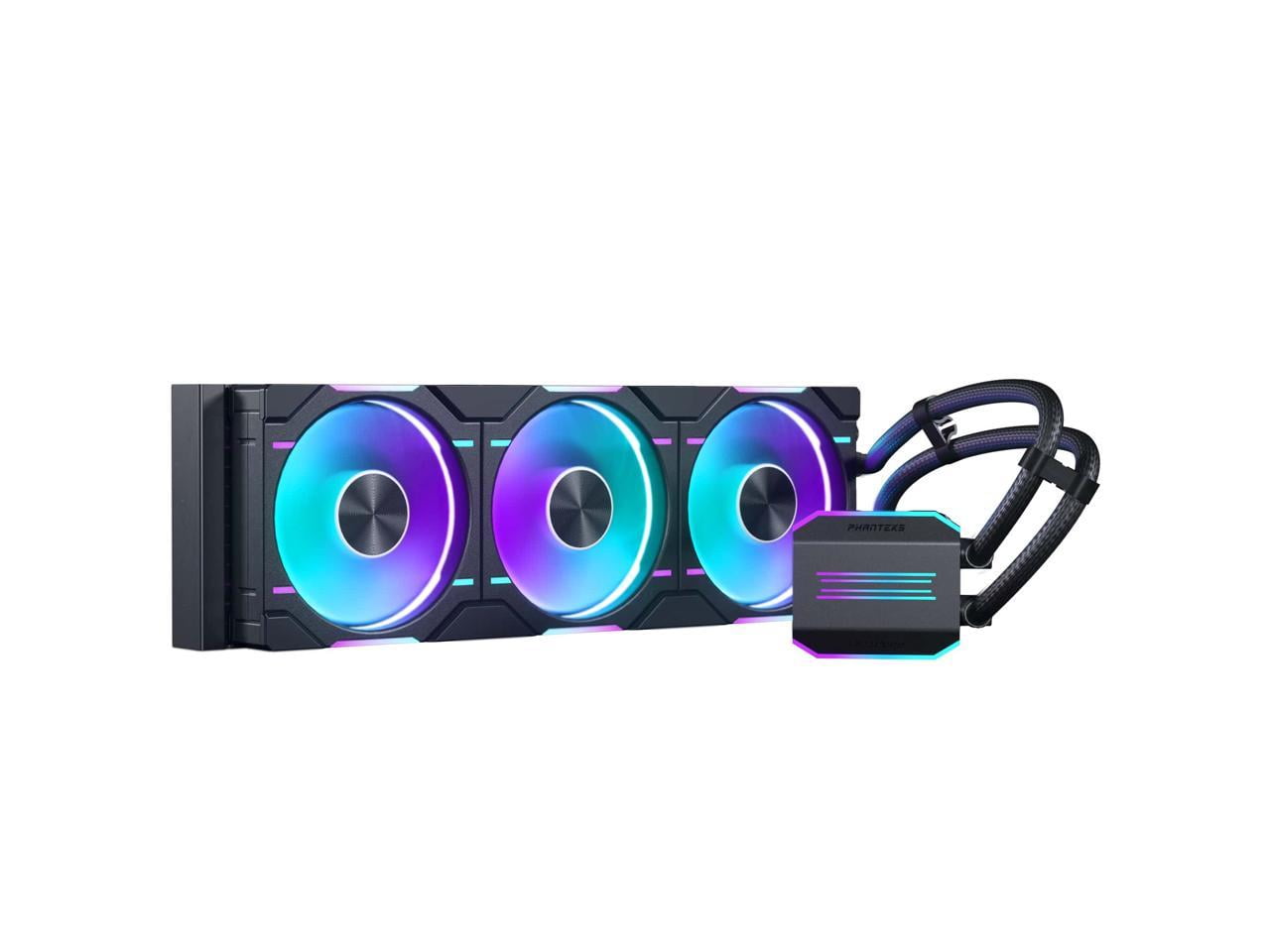 Phanteks Glacier One 360D30 Premium AIO Liquid CPU Cooler, DRGB Pump ...