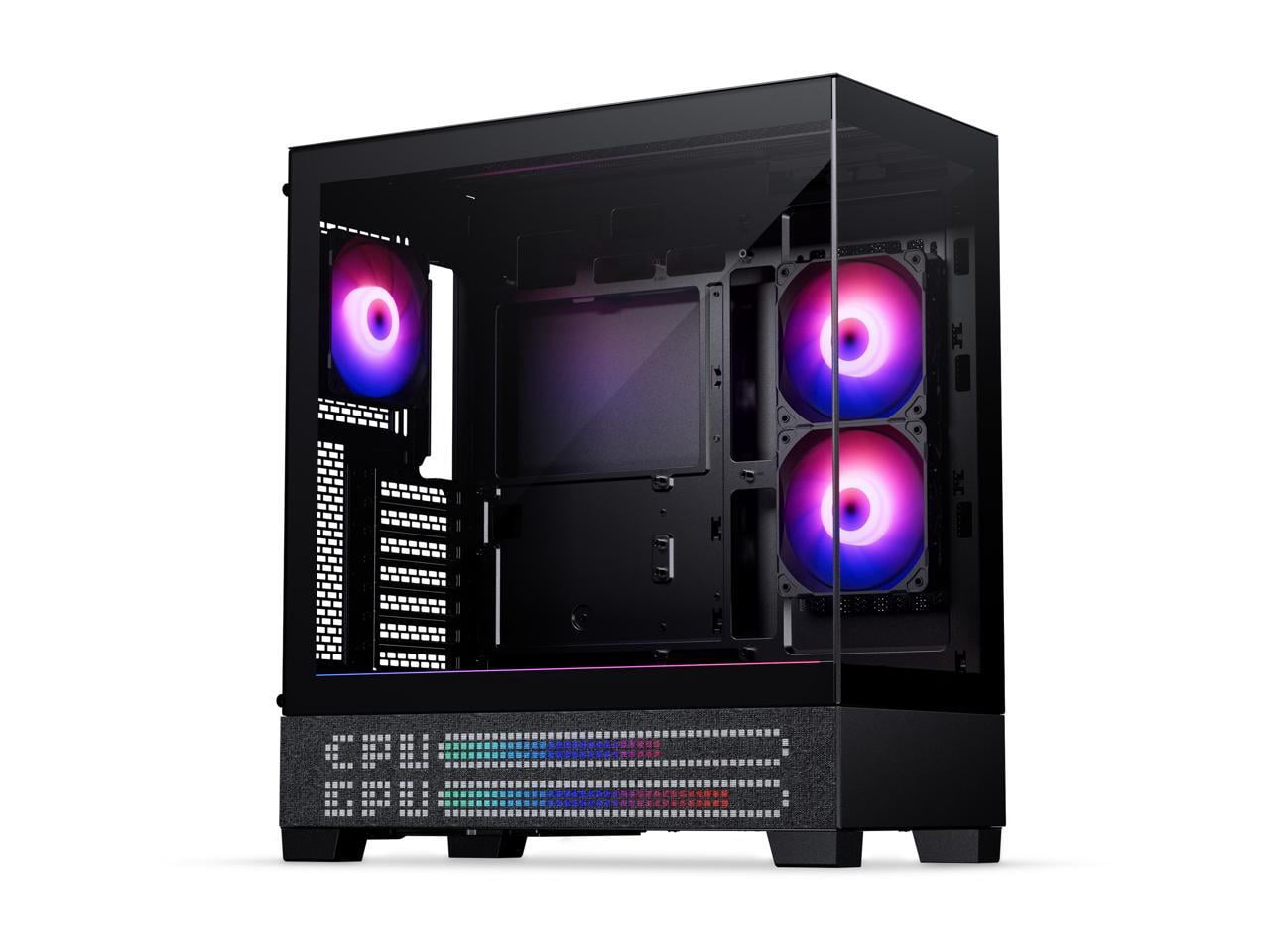 Phanteks XT View Matrix Mid-Tower ATX Gaming PC Case, 600-LED Matrix ...