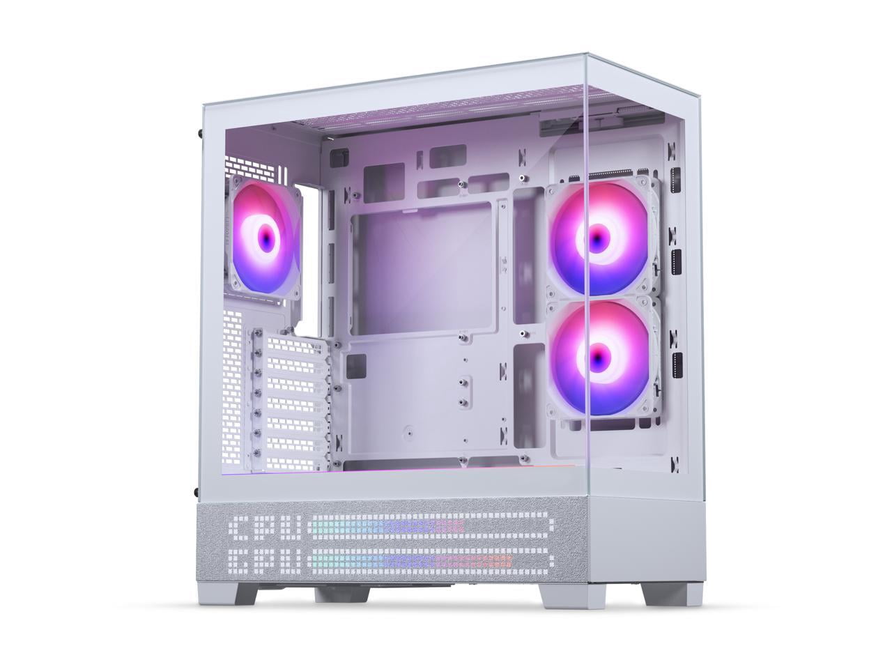 Phanteks XT View Matrix Mid-Tower ATX Gaming PC Case, 600-LED Matrix ...