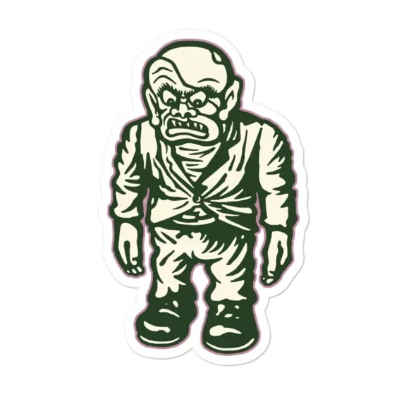 Phantom Freek Sticker Halloween Spooky Phone Decal Water Bottle ...