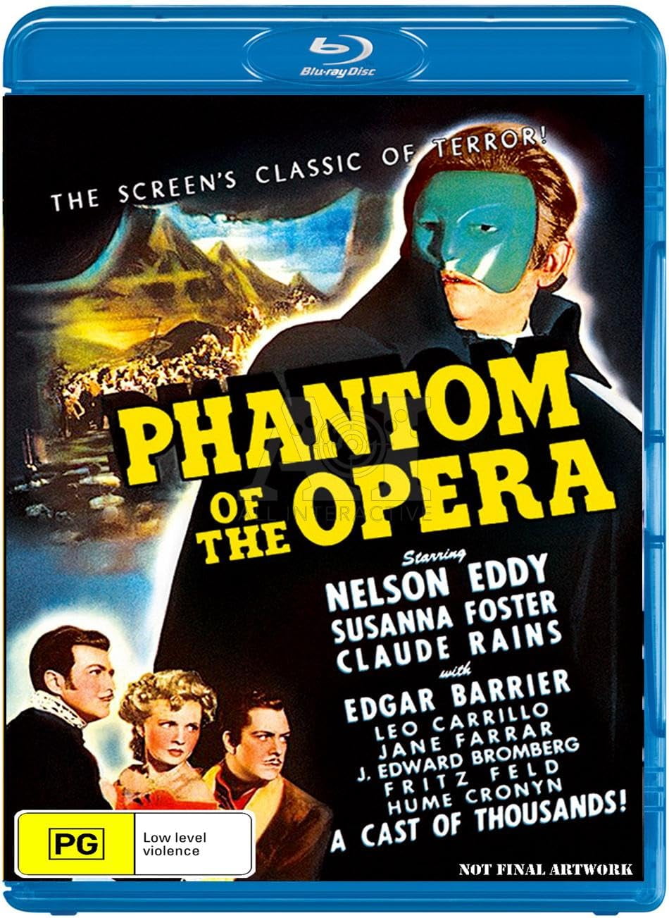 Phantom of the Opera Blu-ray The 1953 Nelson Eddy Classic (Blu-ray ...