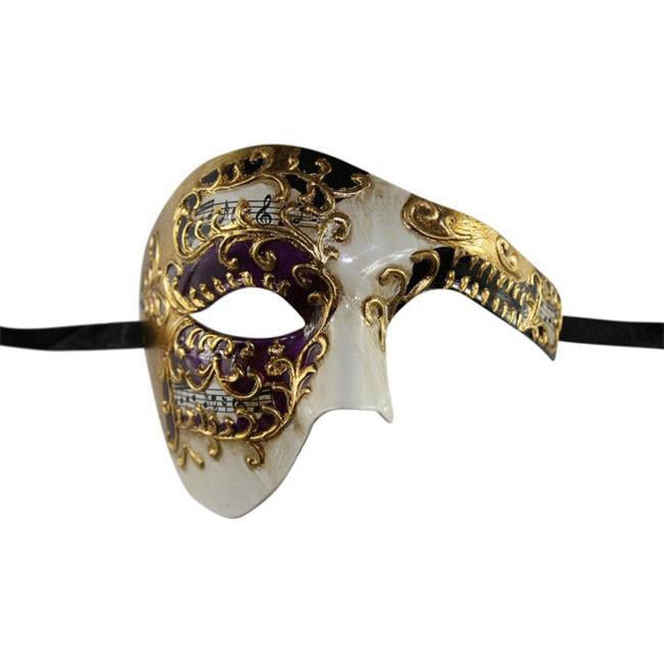 Phantom of the Opera Inspired Venetian Musical Masquerade Mask, Purple ...