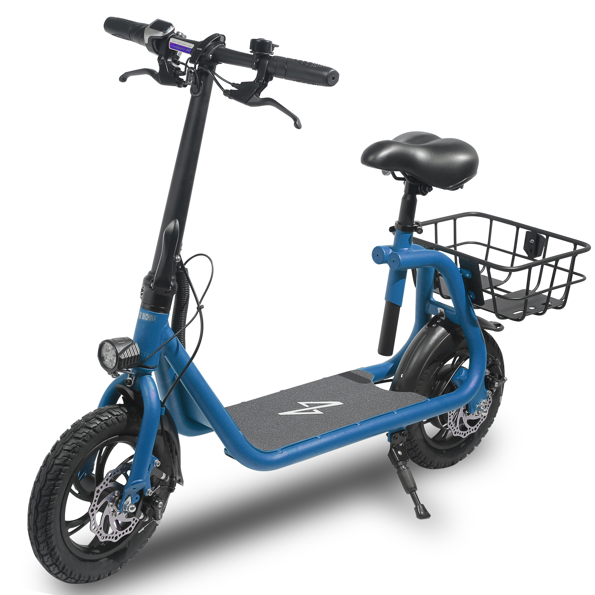 Kistp 450W Electric Scooter with Seat for Adult, 12 inch Commuter ...