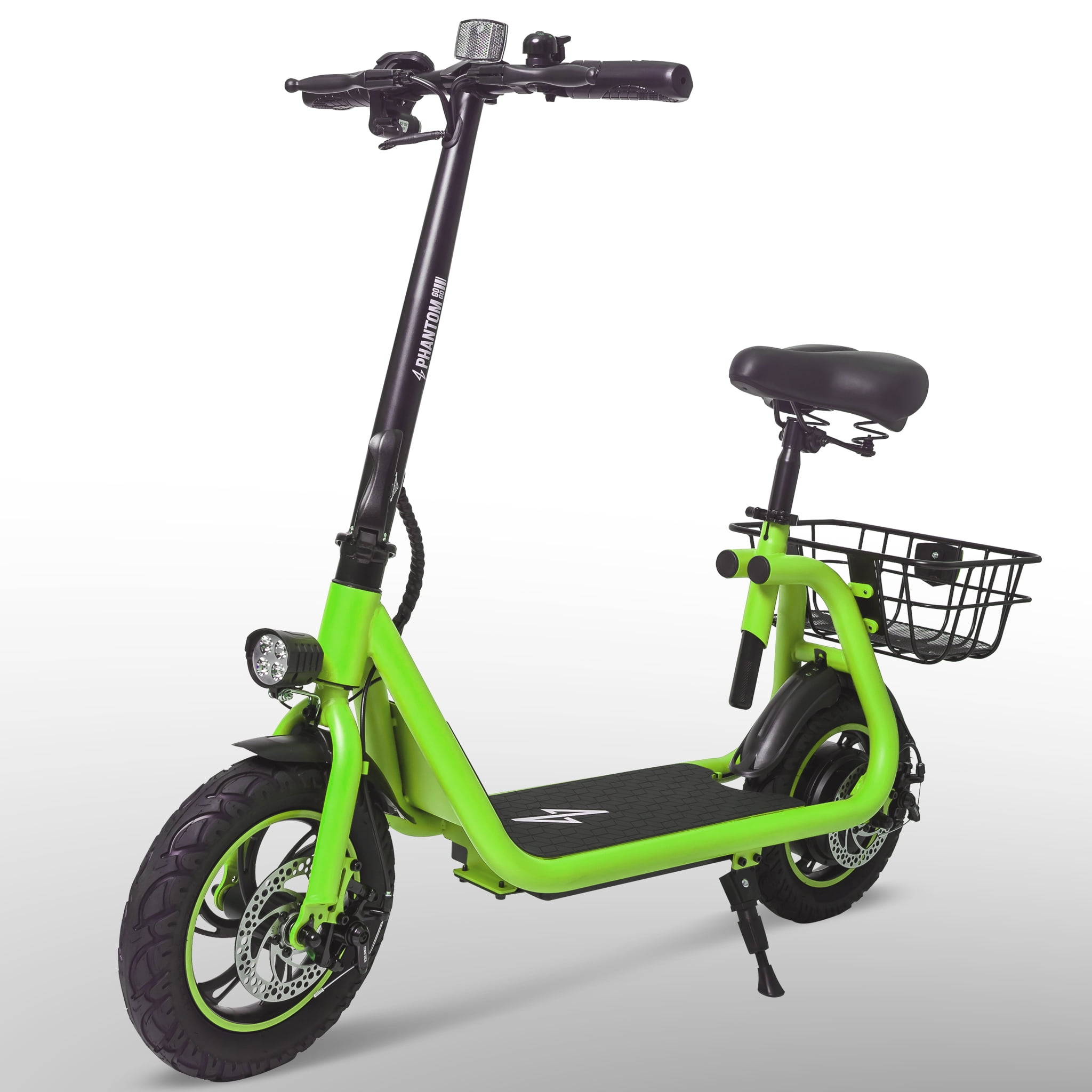 Phantomgogo Fast Electric Scooter for Adults, Foldable with Seat ...