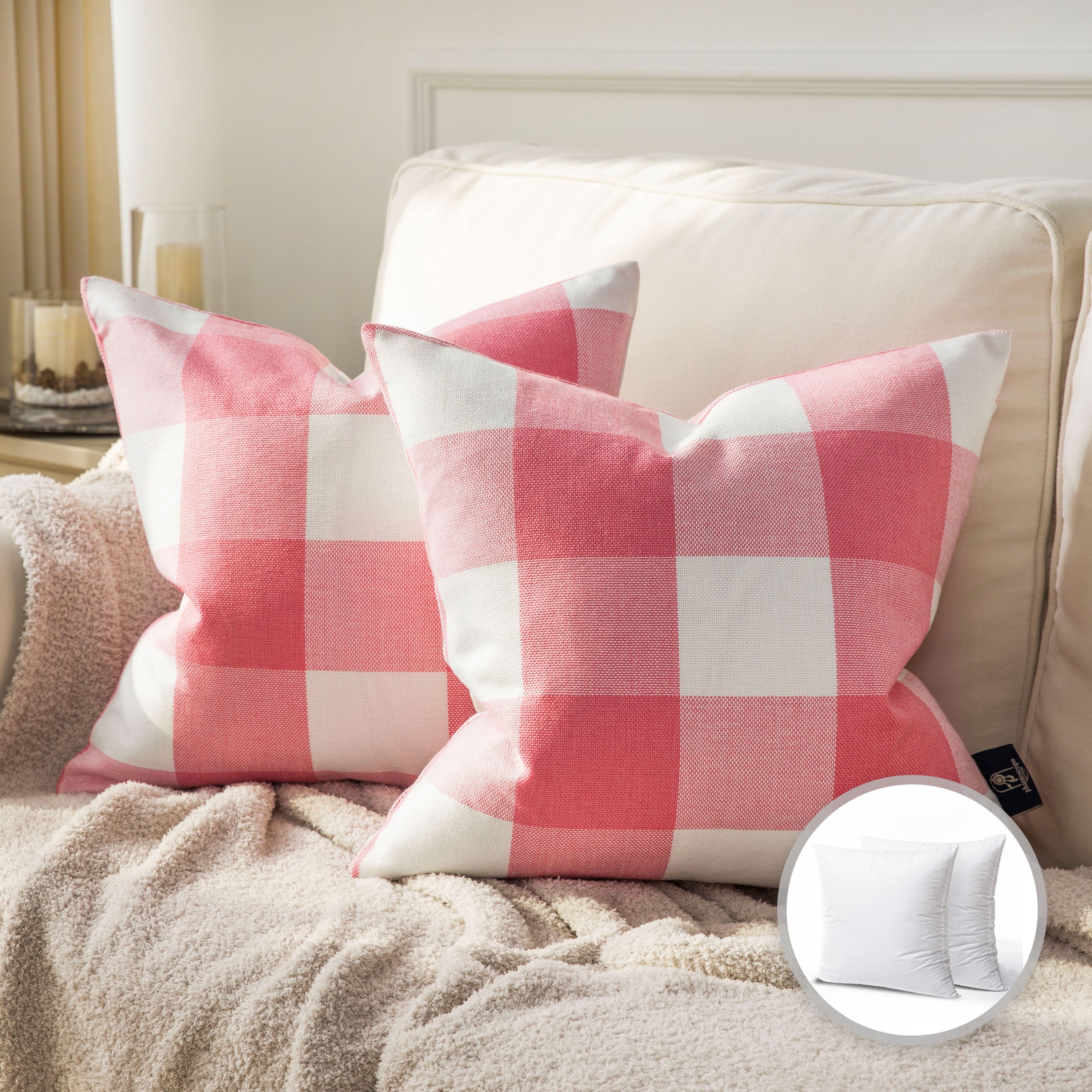 Phantoscope Buffalo Checker Plaids Series Cushion Decorative Throw ...
