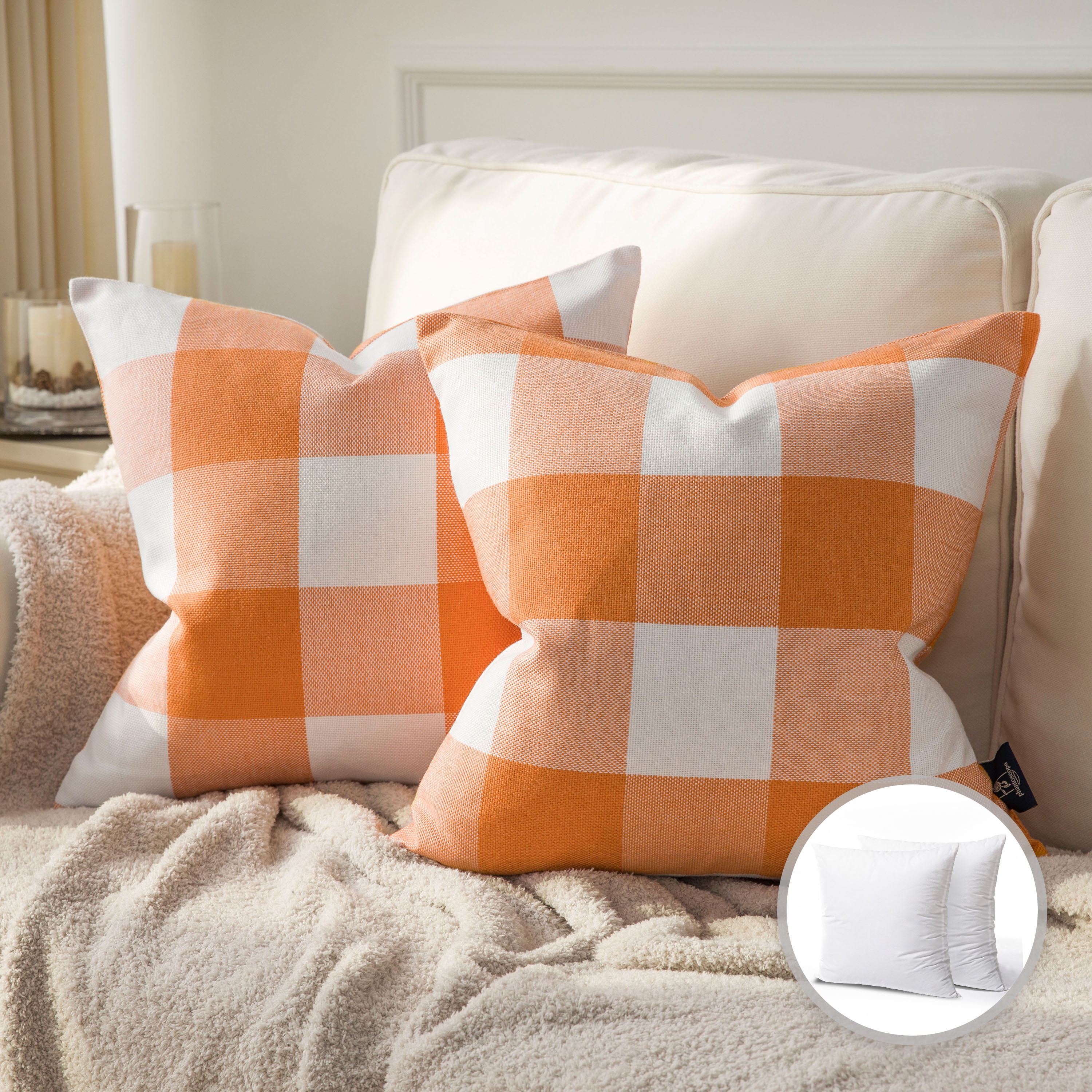 Phantoscope Buffalo Checker Plaids Series Cushion Decorative Throw ...