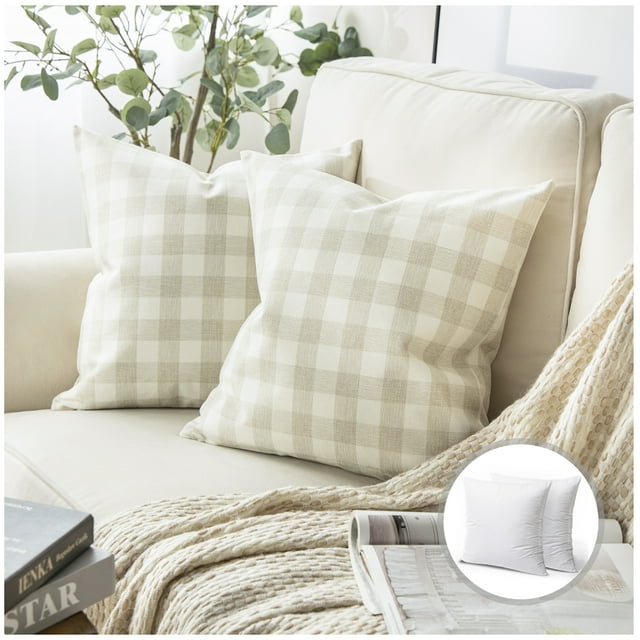 Phantoscope Christmas holiday Decorative Throw Pillow Set, Classic ...