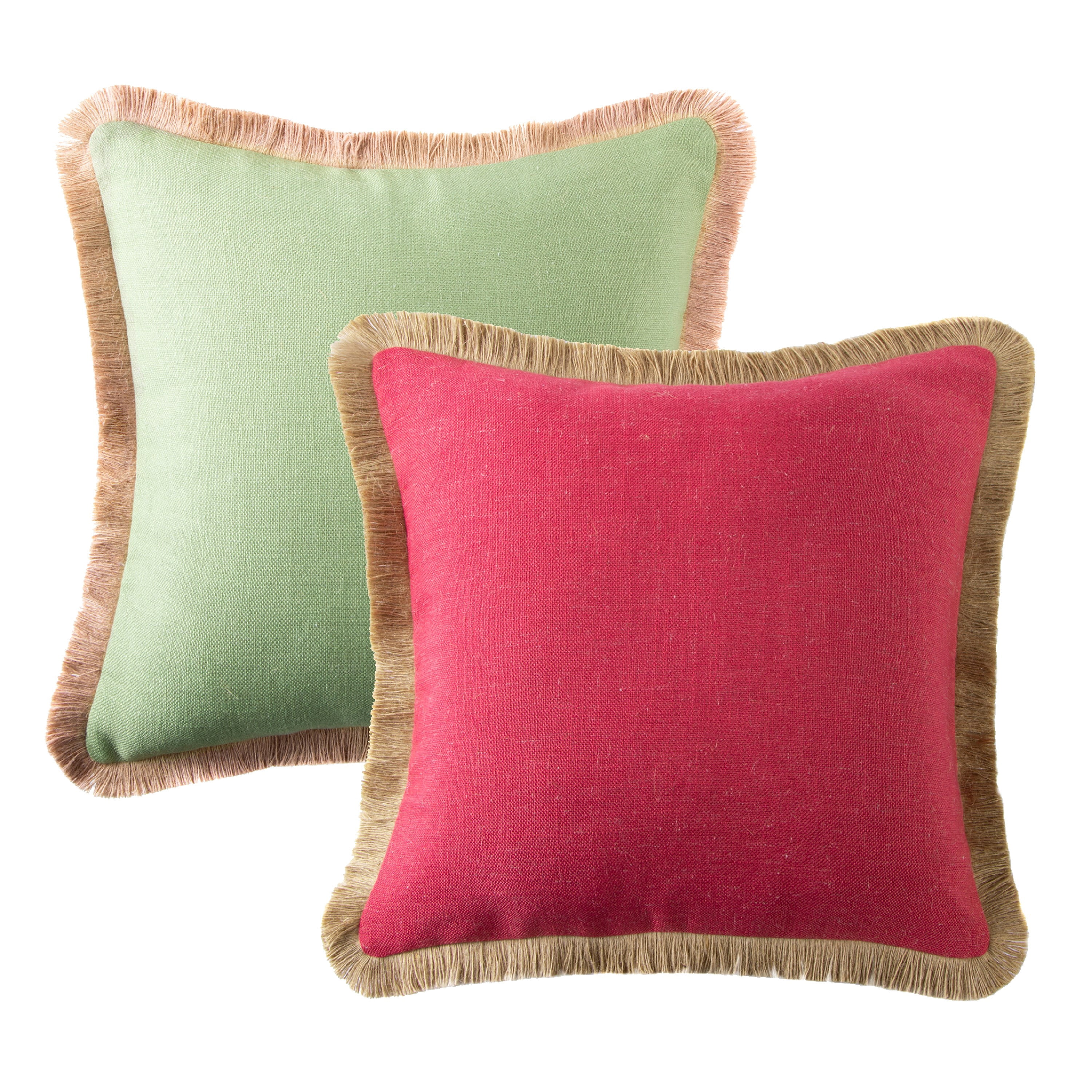 Phantoscope Christmas holiday Linen Tassel Trimmed Farmhouse Series ...