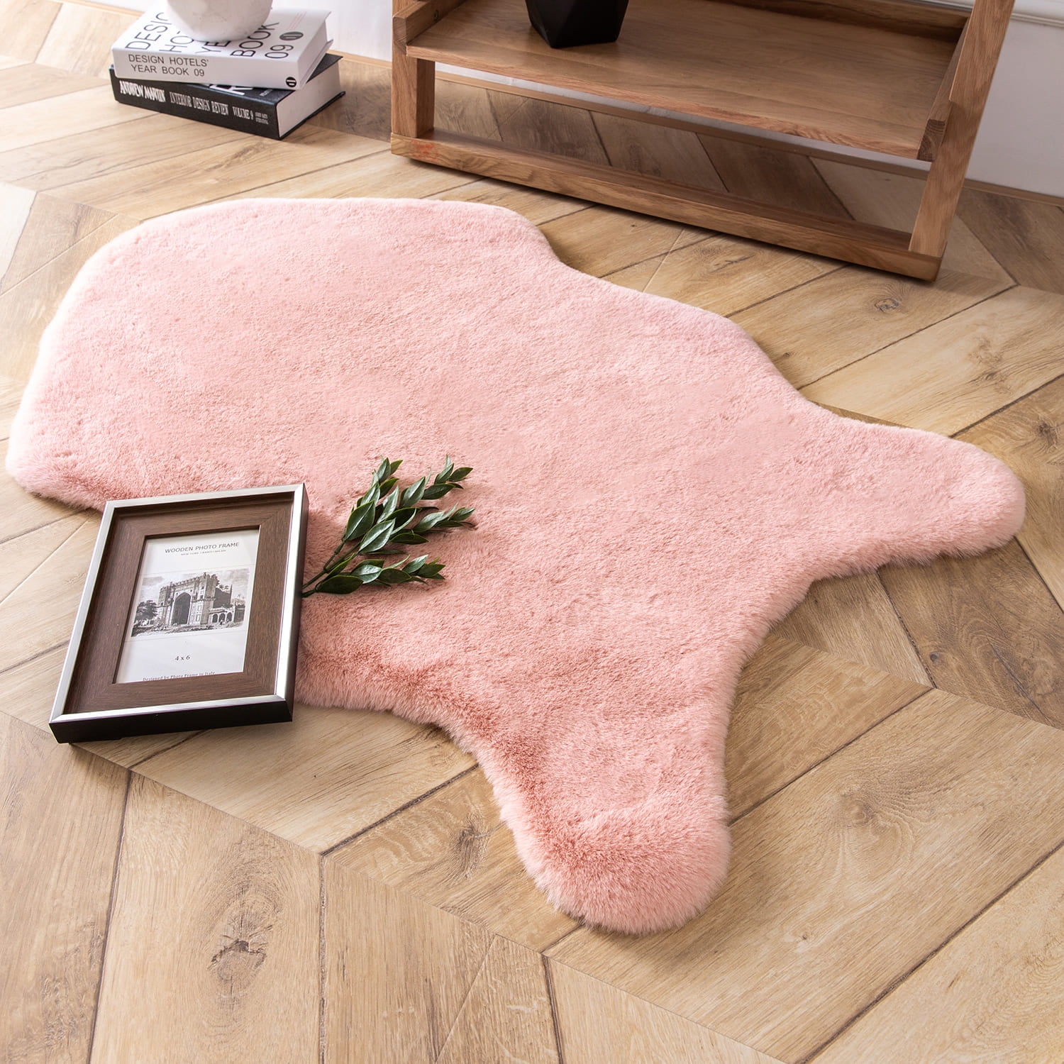 Phantoscope Deluxe Soft Faux Rabbit Fur Collection Asymmetrical ...