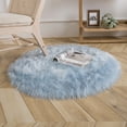 Phantoscope Deluxe Soft Faux Sheepskin Fur Series Decorative Indoor ...