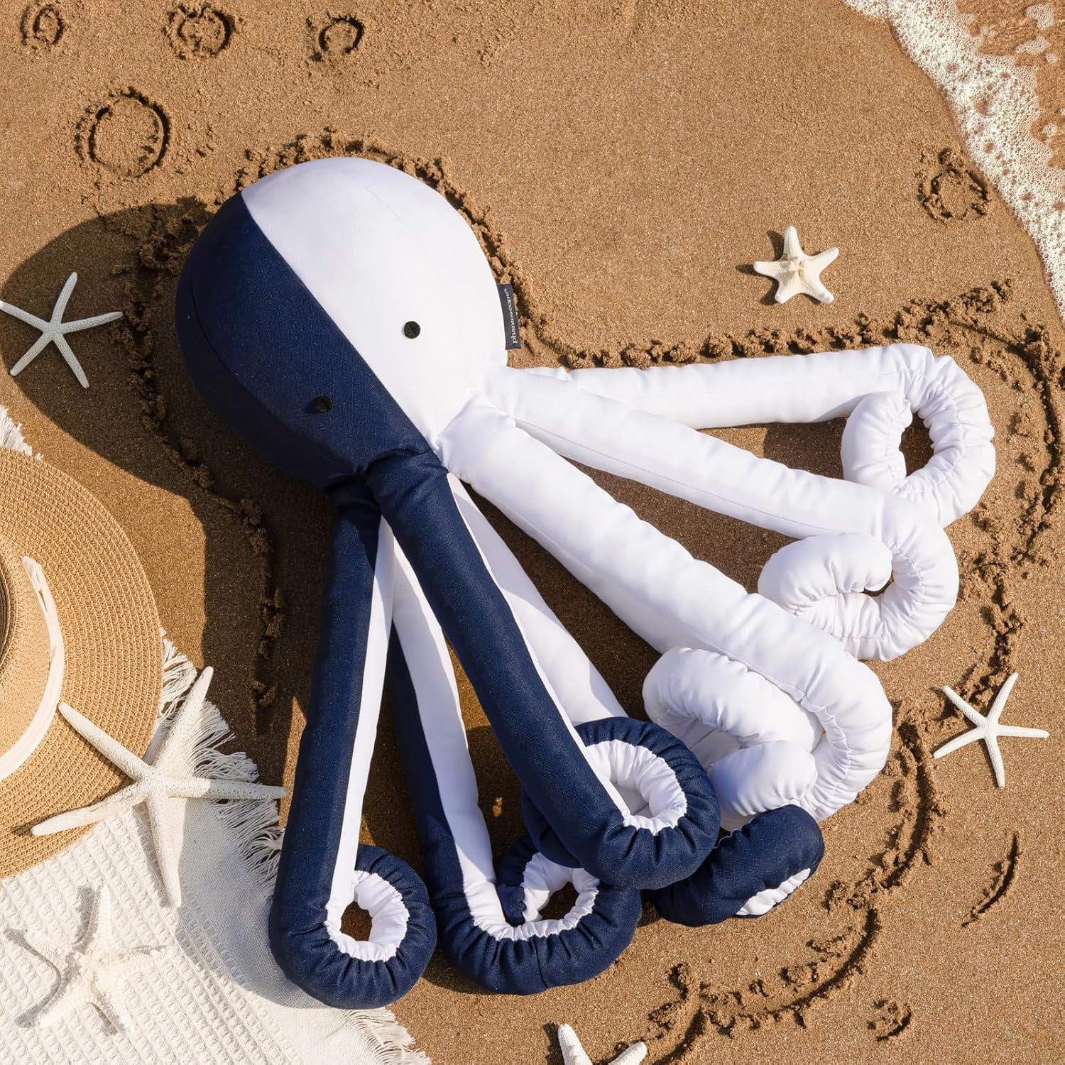 Phantoscope Outdoor Octopus Shaped Throw Pillow, Waterproof Pillows ...