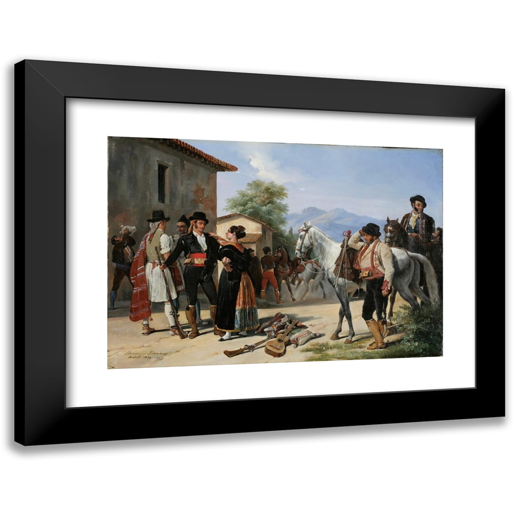 Pharamond Blanchard 18x14 Black Modern Framed Museum Art Print Titled ...