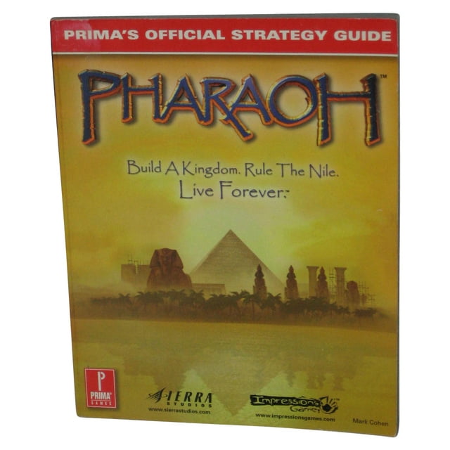 Pharaoh (1999) Prima Games Official Strategy Guide Book - Walmart.com