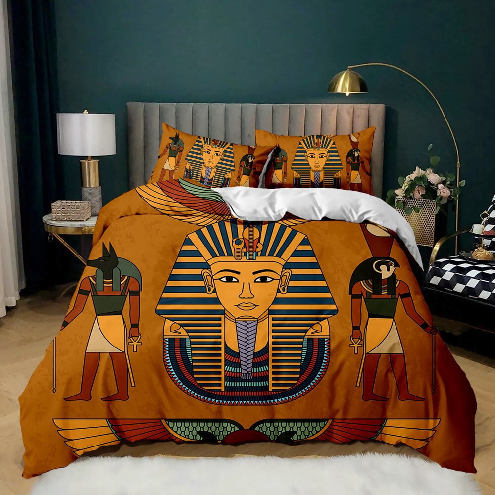 Pharaoh Ancient Egypt Tribe for Adult Women Boy Egyptian Pyramid Duvet ...