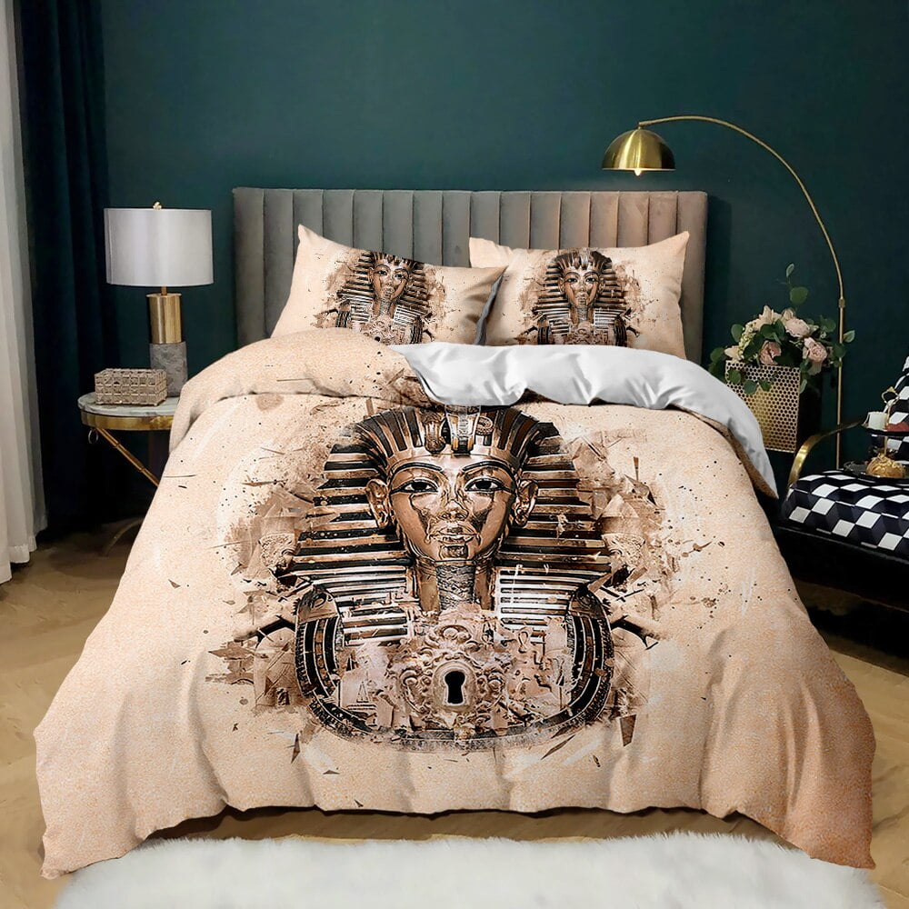 Pharaoh Ancient Egypt Tribe for Adult Women Boy Egyptian Pyramid Duvet ...