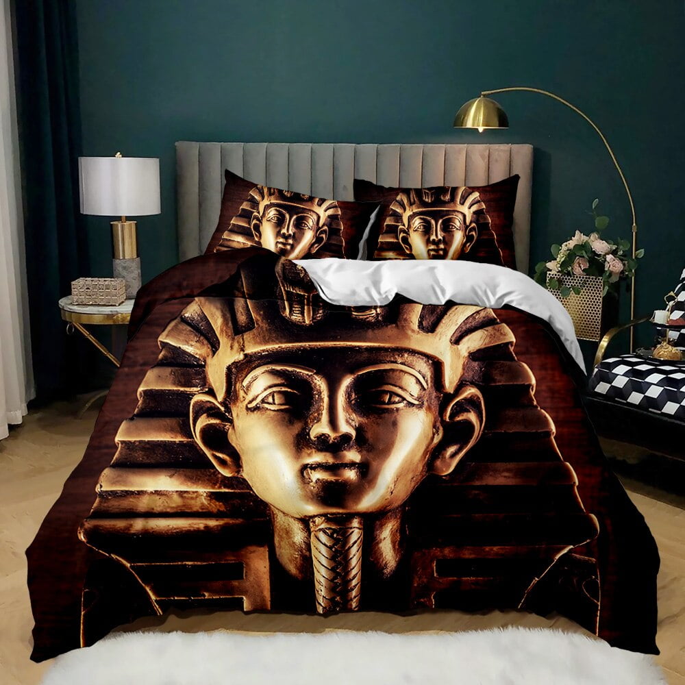 Pharaoh Ancient Egypt Tribe for Adult Women Boy Egyptian Pyramid Duvet ...