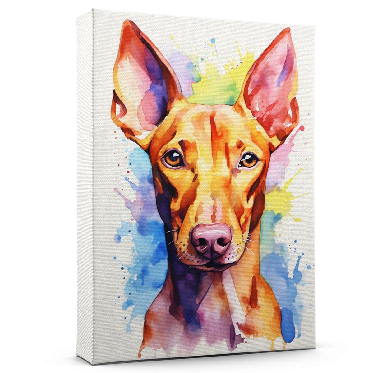 Pharaoh Hound Canvas Wall Art Famous Oil Paintings Monets Watercolor ...