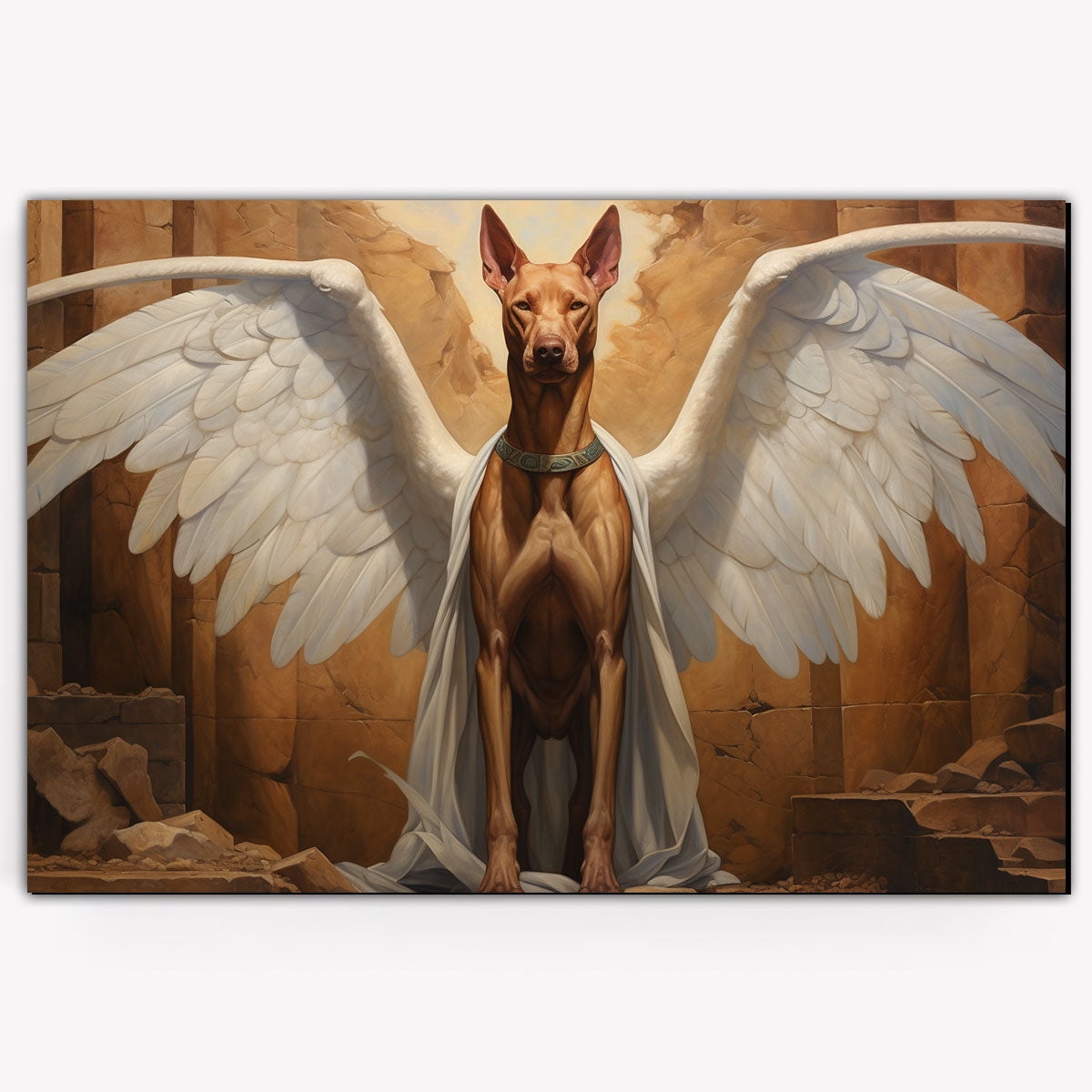 Pharaoh Hound Pet Memorial Canvas - Dog Memorial Gifts for Loss of Dog ...