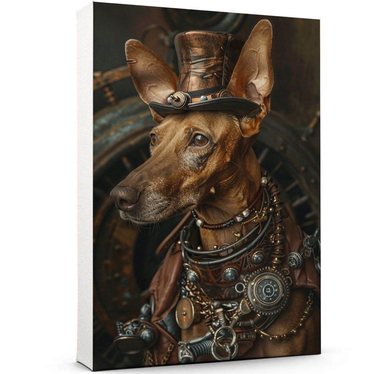 Pharaoh Hound Wall Art Dog Canvas Paintting Wall Art Vintage Dog Poster ...