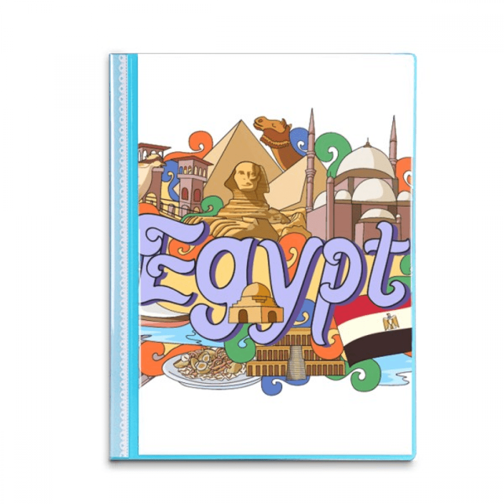 Pharaoh Pyrad Egypt Graffiti Book Sheet Protectors Portfolio Binder ...