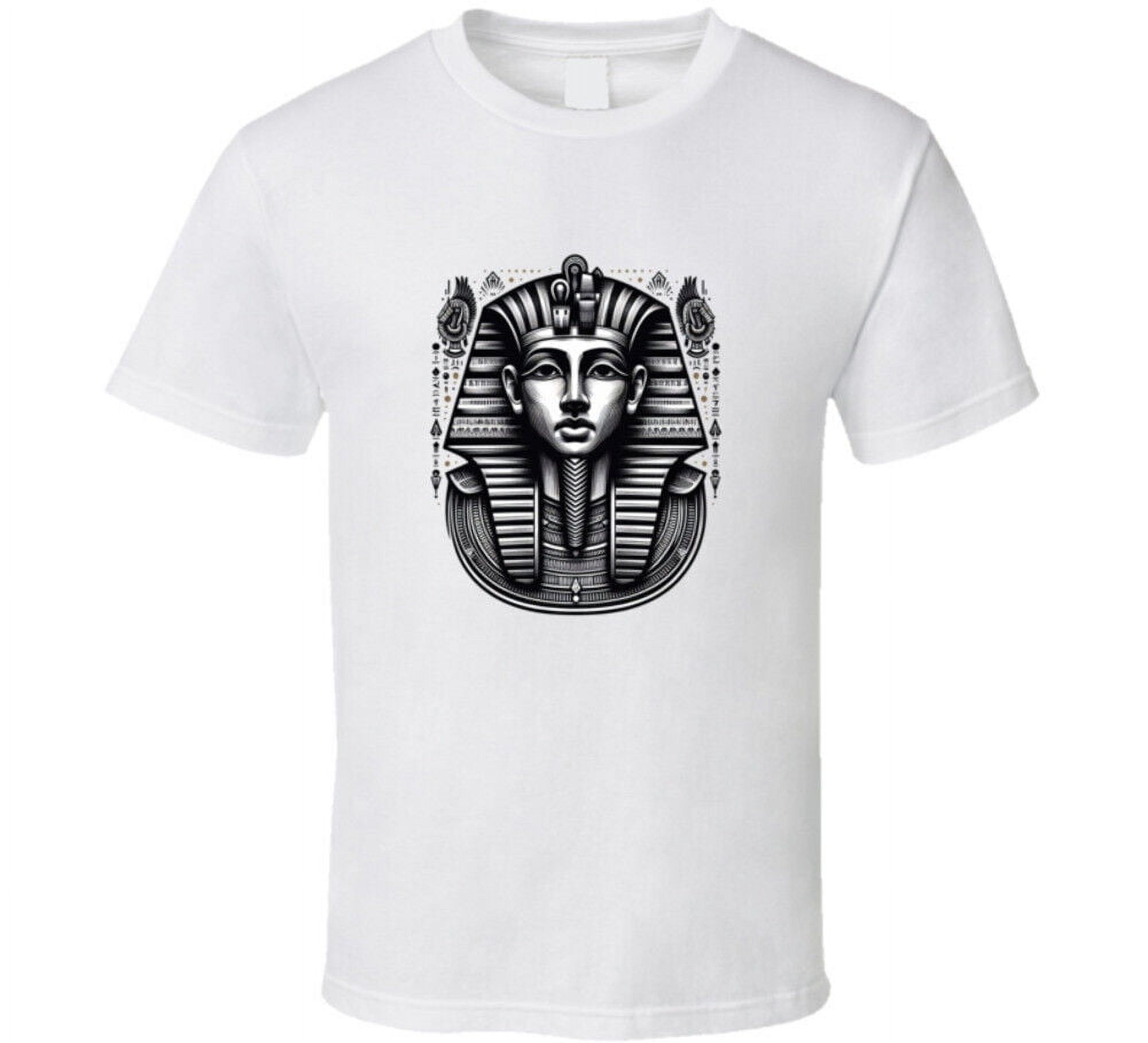 Pharaoh Style King Tut Egyptian Pyramids Hieroglyphs Sphinx History T ...