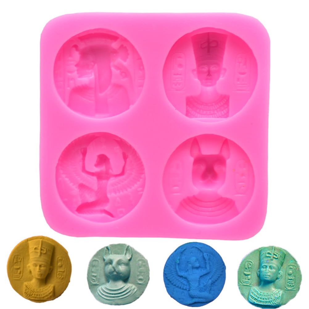 Pharaohs Ancient Silicone Molds Cake Decorating Tools Bakeware Cupcake ...