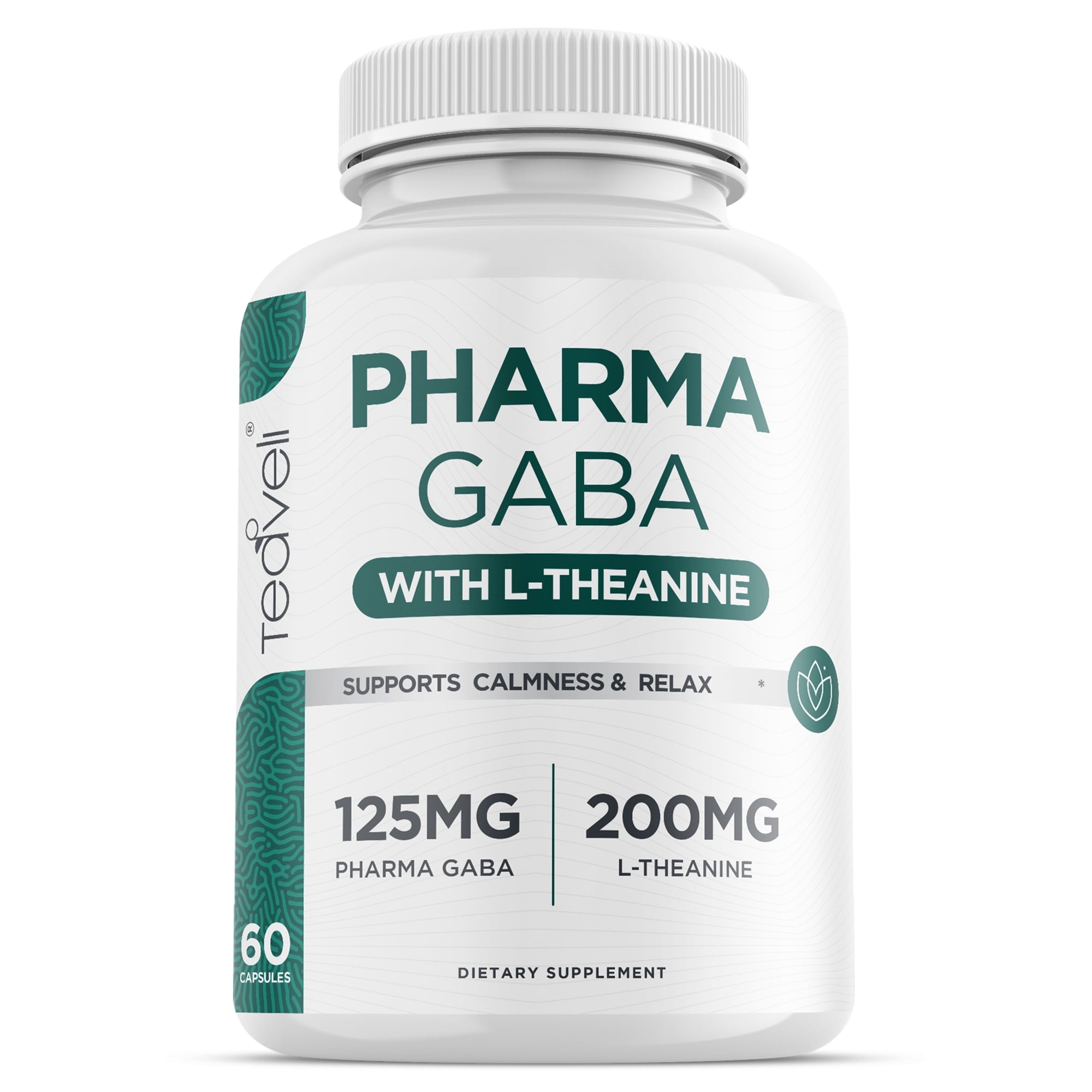 Pharma GABA with L Theanine Supplement - Walmart.com