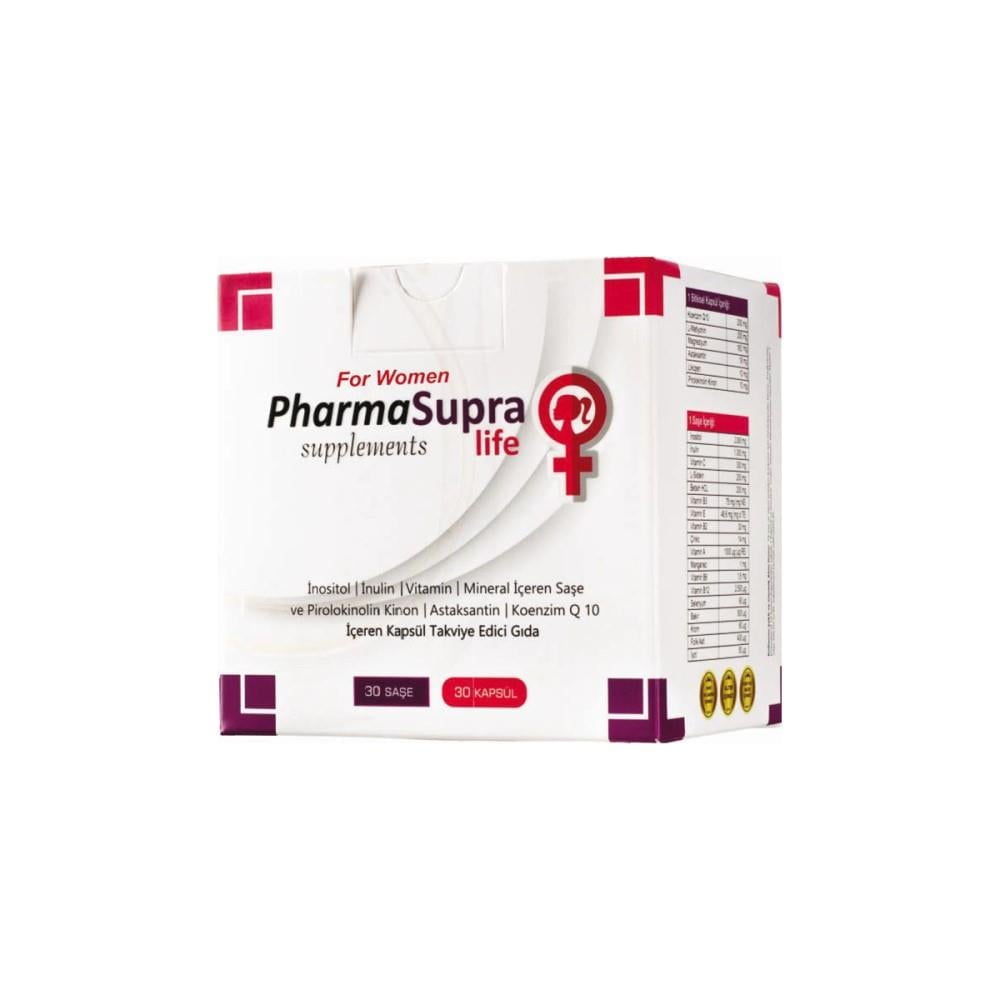 Pharma Supralife for Women 30 Sachets 30 Capsules - Walmart.com