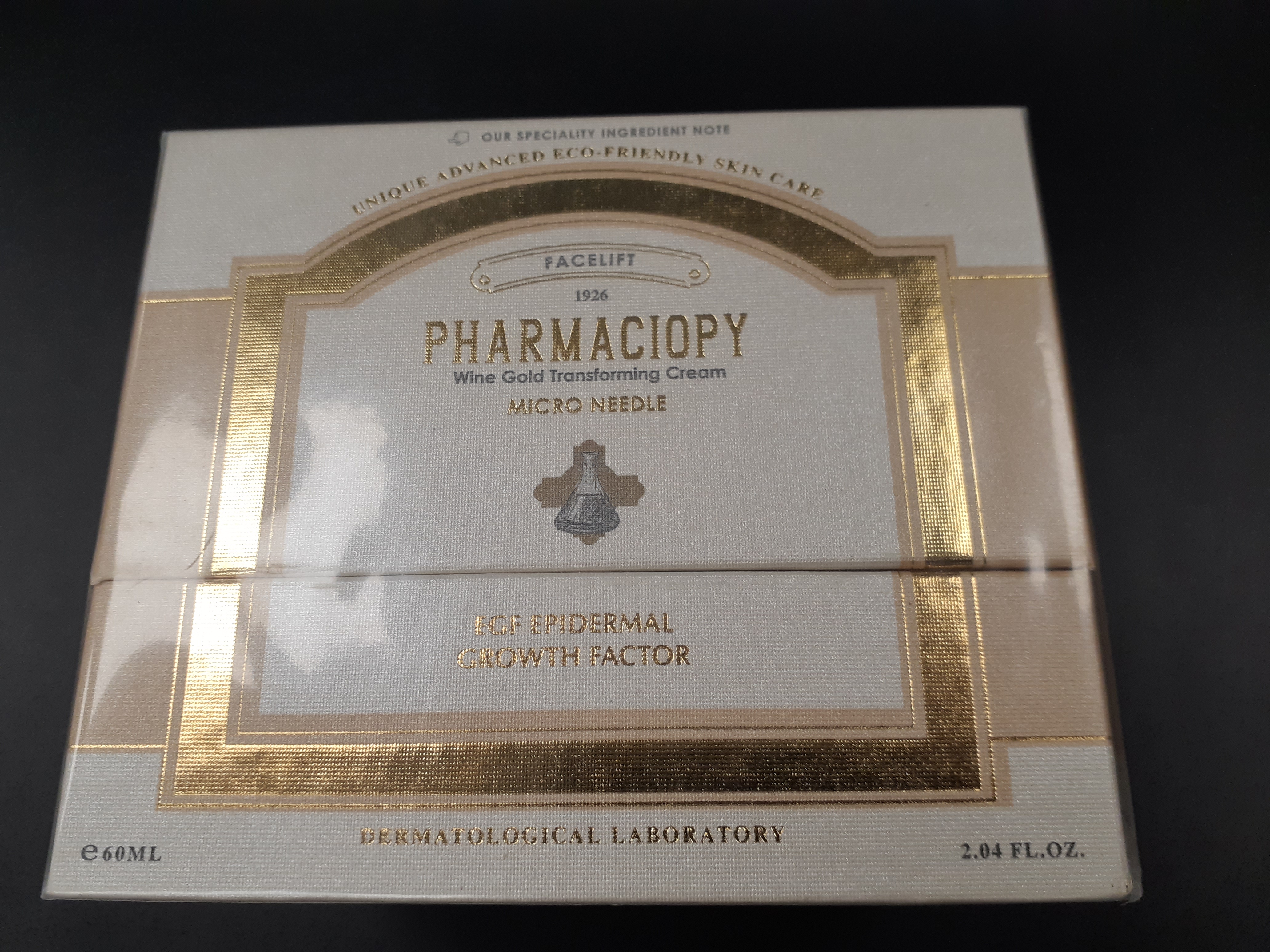 Pharmaciopy EGF Epidermal Growth Factor Micro Needle Wine Gold Mask ...