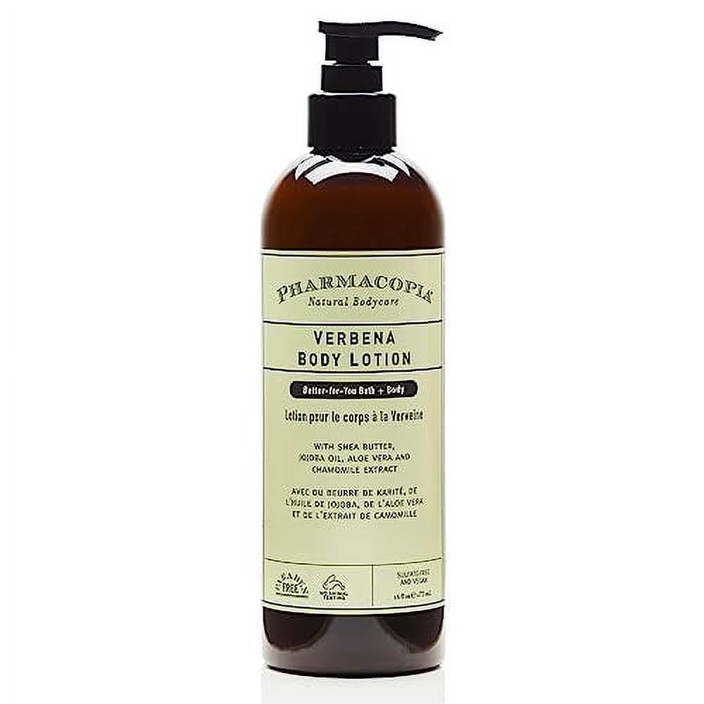 Pharmacopia Verbena Body Lotion - Hydrating Natural Moisturizer with ...