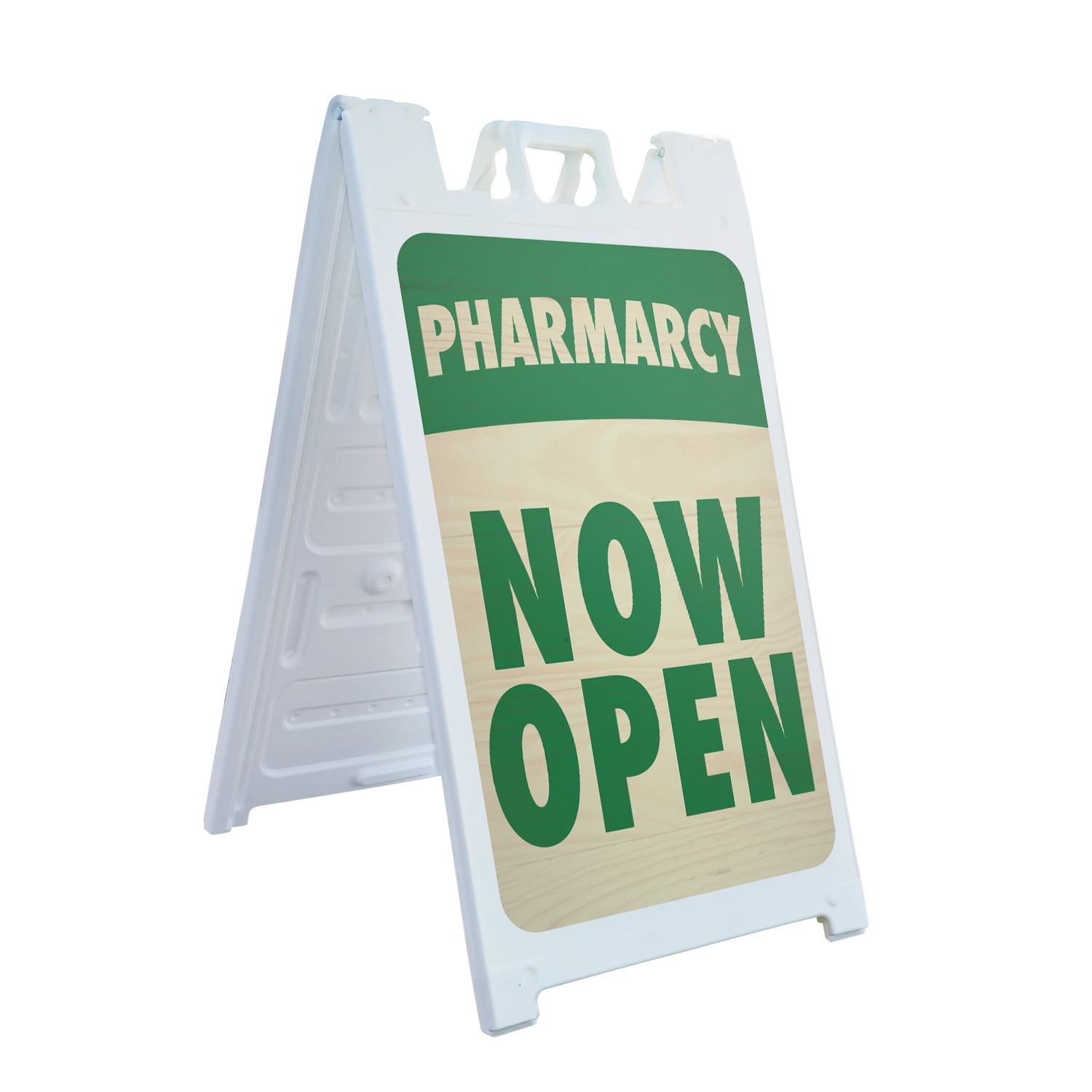 Pharmacy 24" x 36" Double Sided A-Frame Sidewalk Sign, Includes 2 ...