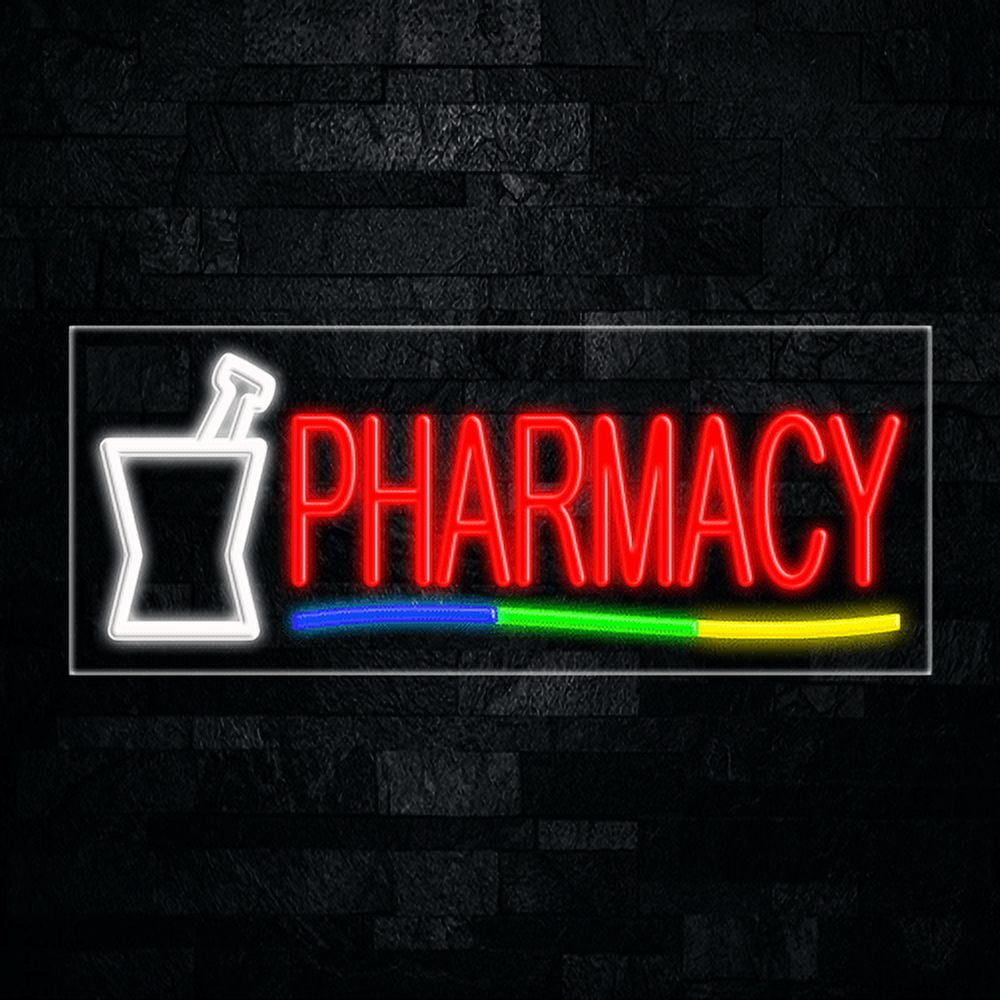 Pharmacy-LED Neon Sign 30"L x 12"H #30869 - Walmart.com