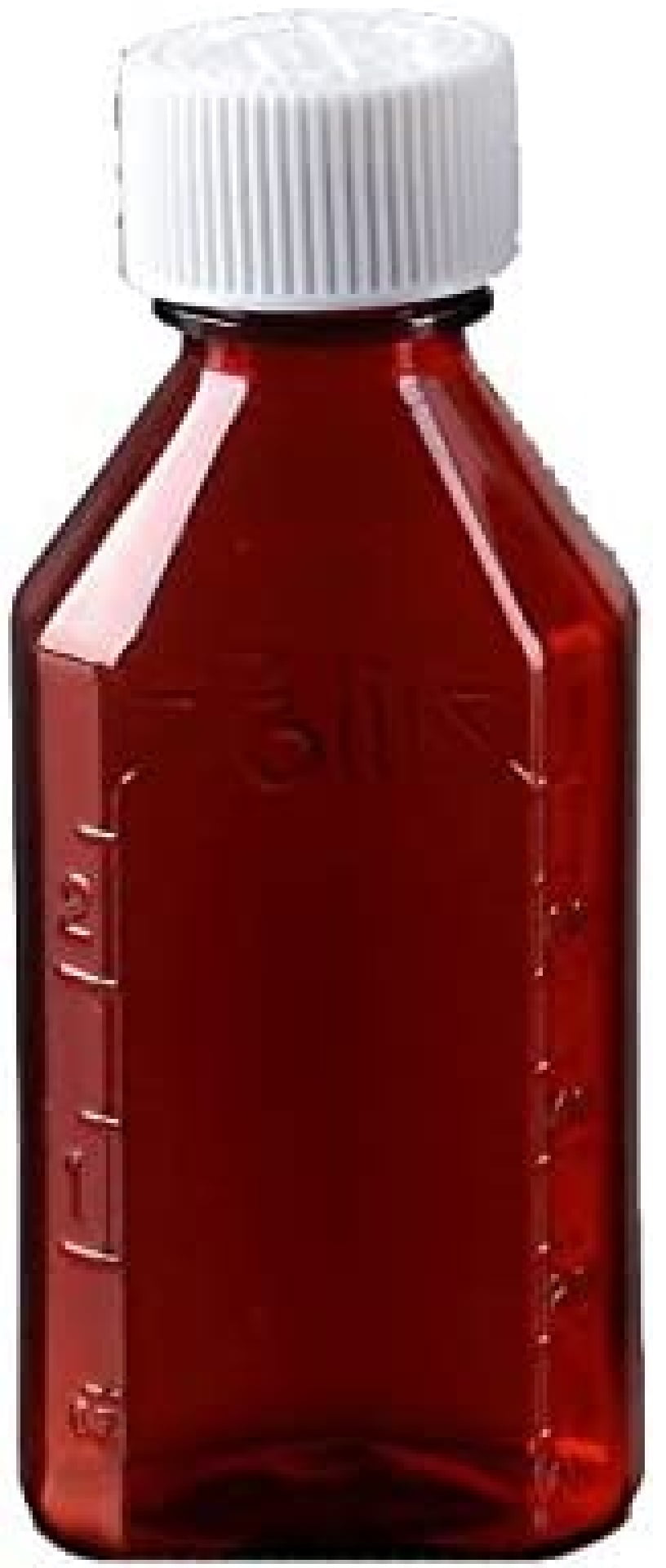 Pharmacy Oval Bottle Amber 1 oz with CR Caps Included (QTY. 100 ...