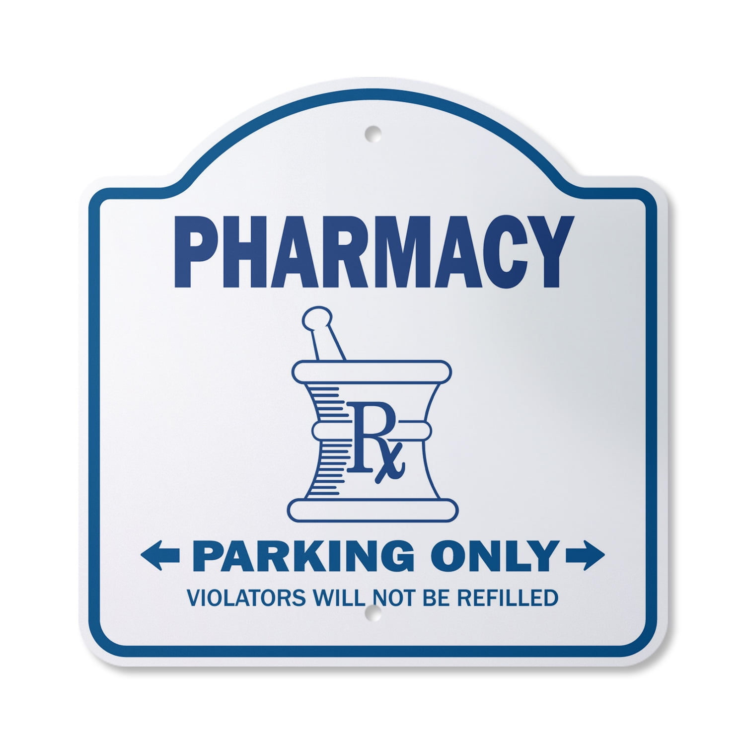 Pharmacy Parking 10” x 10” Sign | Indoor/Outdoor Plastic | SignMission ...