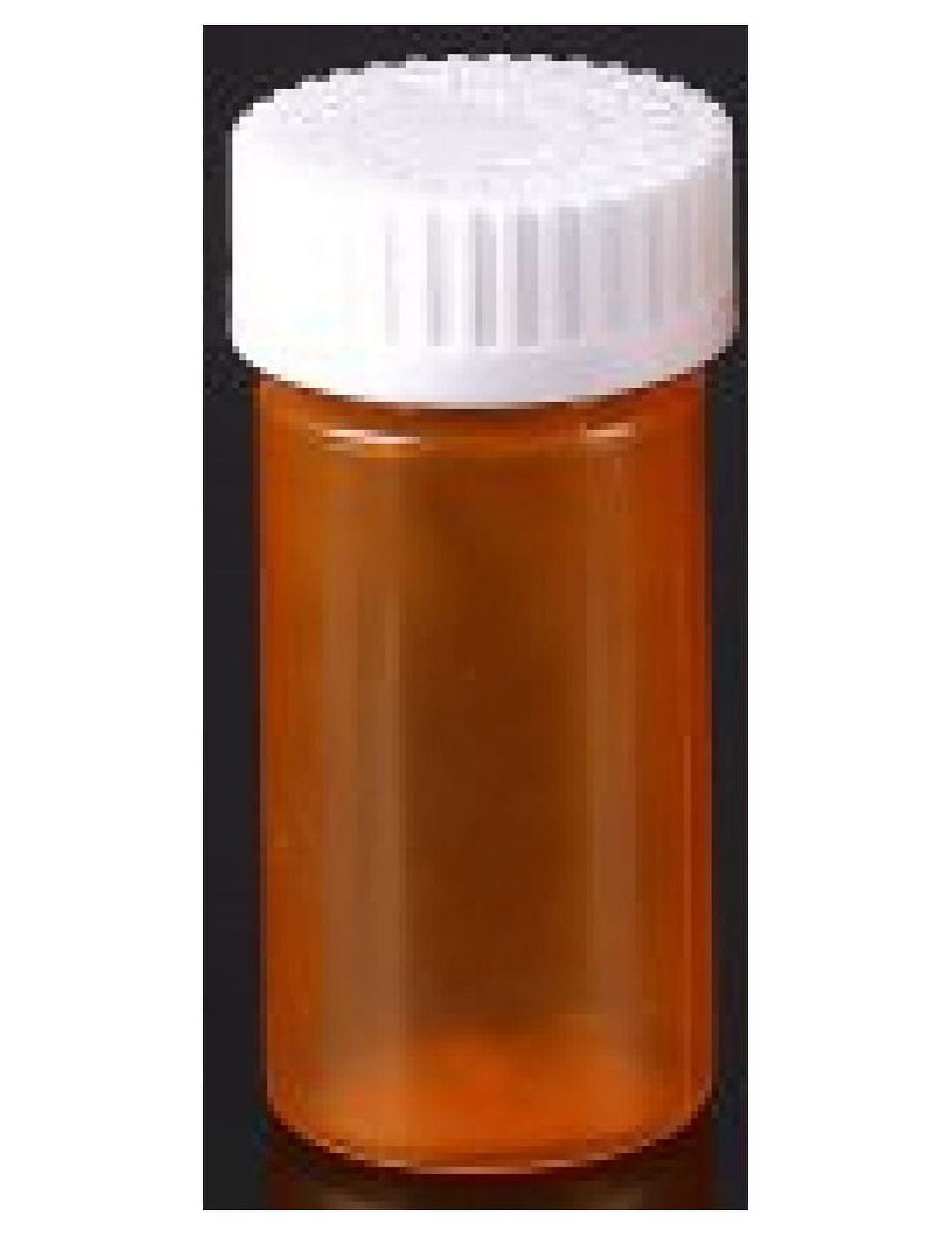 Pharmacy Prescription Vials, Amber Screw Cap Bottle, 13 Dram Twist Pro ...