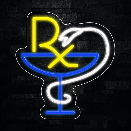 Pharmacy RX Neon LED Sign 13"L x 14"H #32594 - Walmart.com