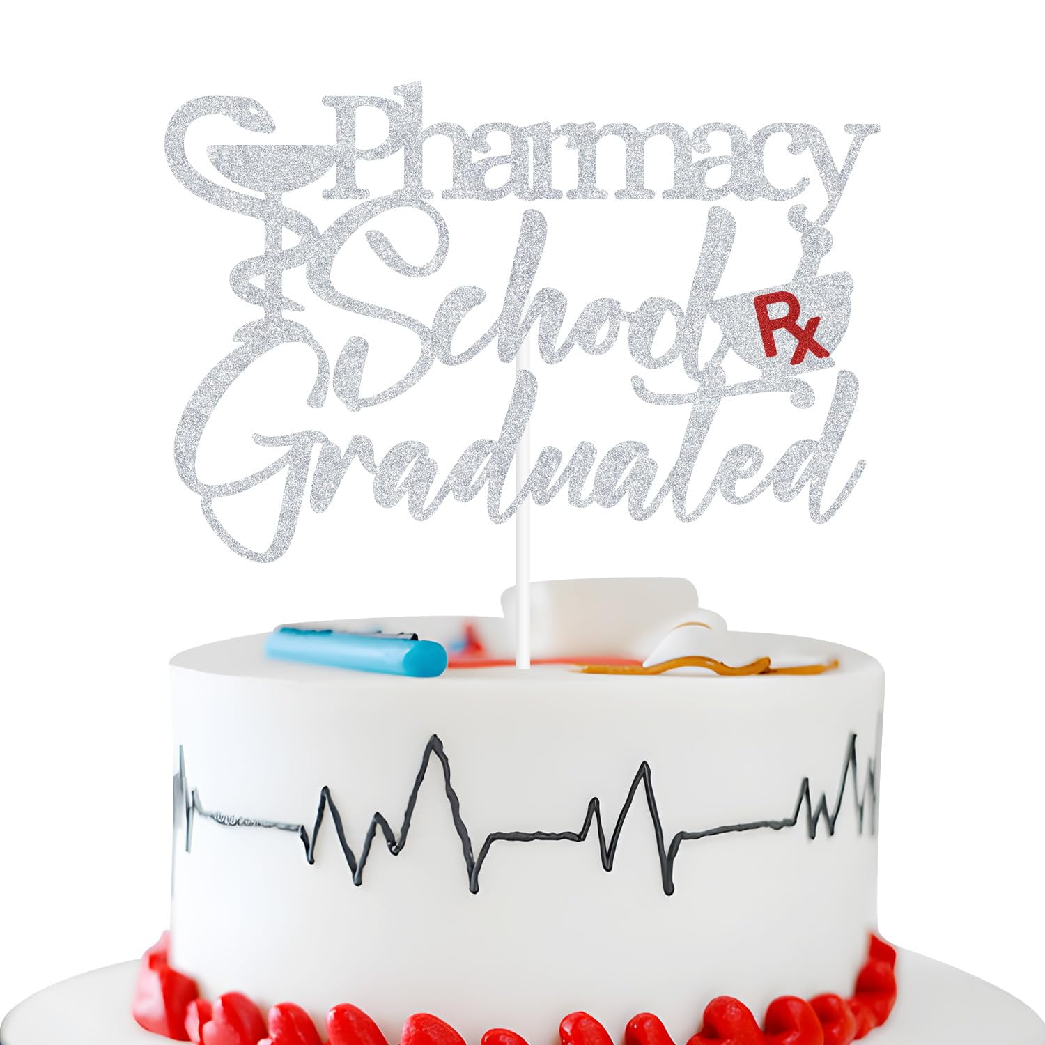 Pharmacy School GraduatedTRDN Cake Topper, Congrats Pharmacist ...