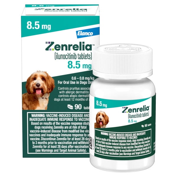 Zenrelia (ilunocitinib) tablets for Dogs, 8.5mg - Walmart.com