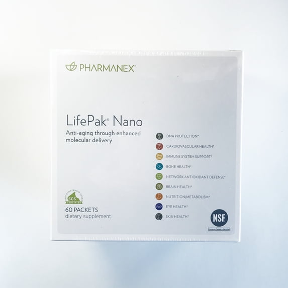 Pharmanex LifePak Nano 60 Packets, Anti-Aging Antioxidants, Omega-3 ...