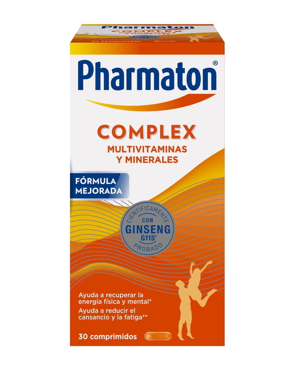 Pharmaton Vitality Tablets 30 Count, Ginseng G115, Supports Energy and ...