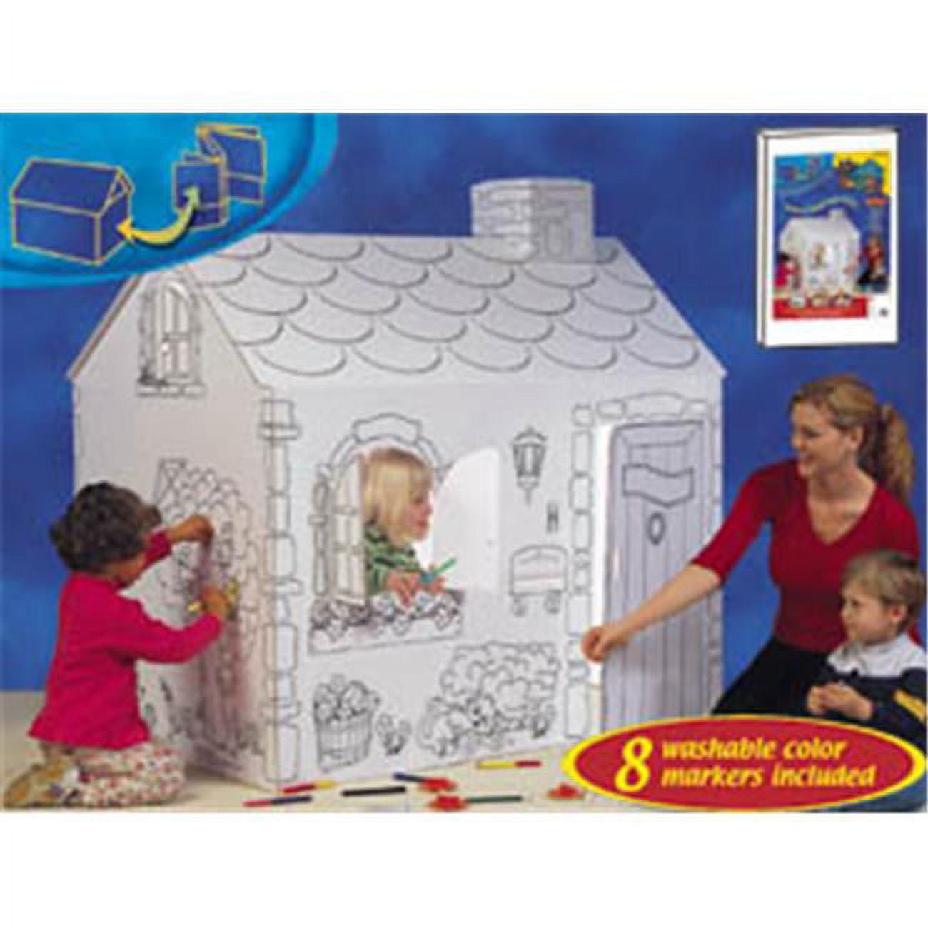 Pharmtec My Very Own House - Children's Play Cottage for Kids - Walmart.com