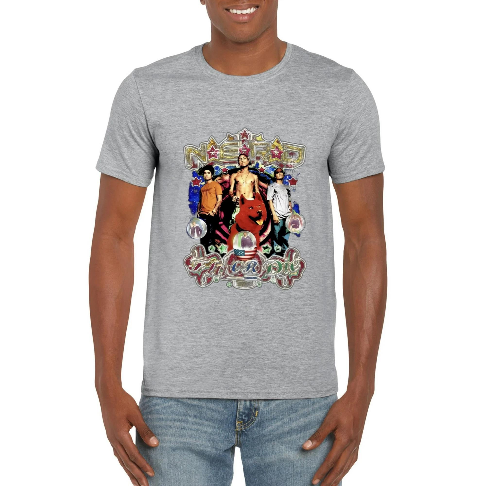 Pharrell Williams NERD Fly Or Die Vintage 90s Music Neptunes Happy Fan ...