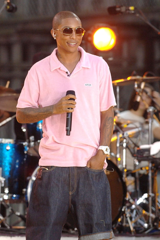 Pharrell Williams On Stage For Abc'S 'Good Morning America Concert ...