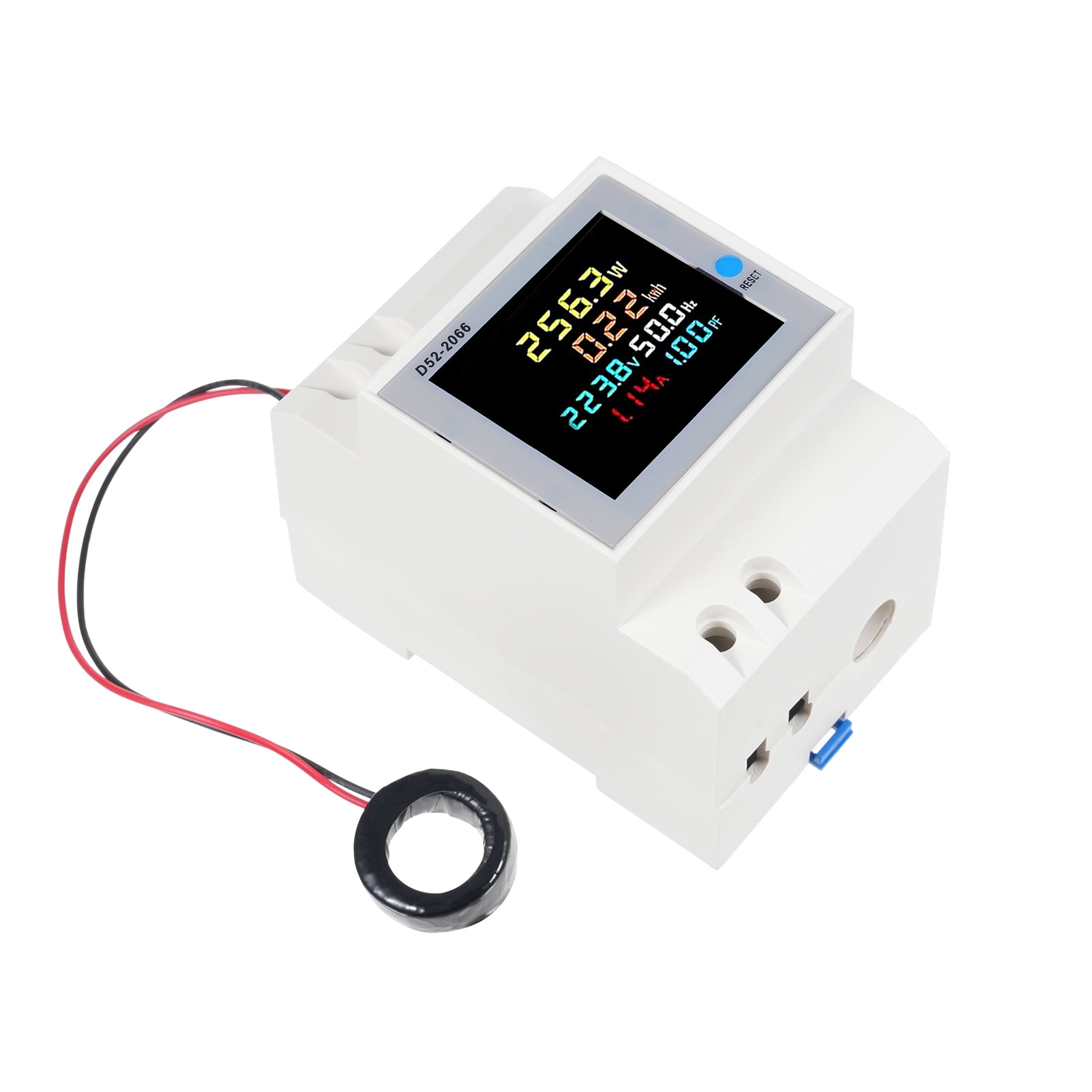 Phase 6 In 1 Digital Single Phase Energy Meter Tester Din Rail AC ...