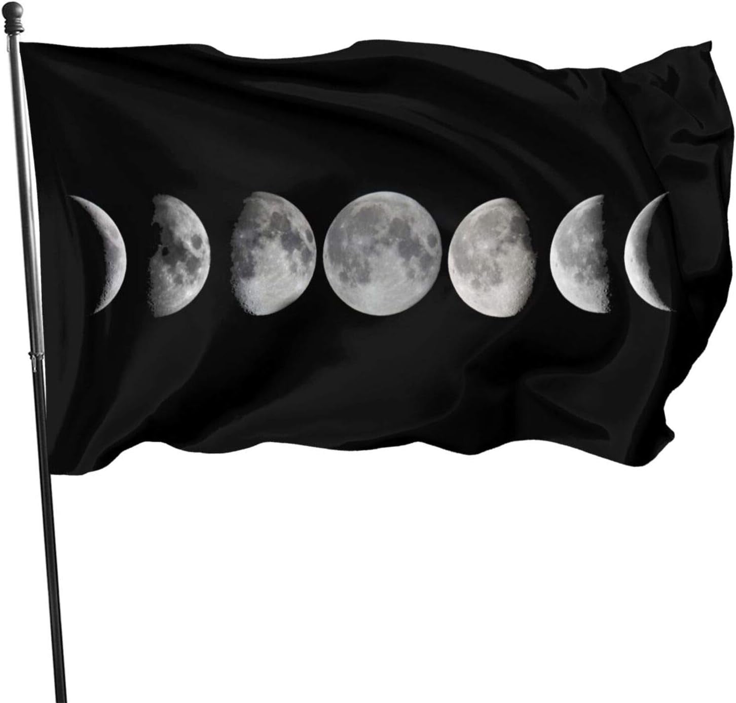 Phases Of The Moon 3x5 Foot Flags Outdoor Flag Single-Layer Polyester ...