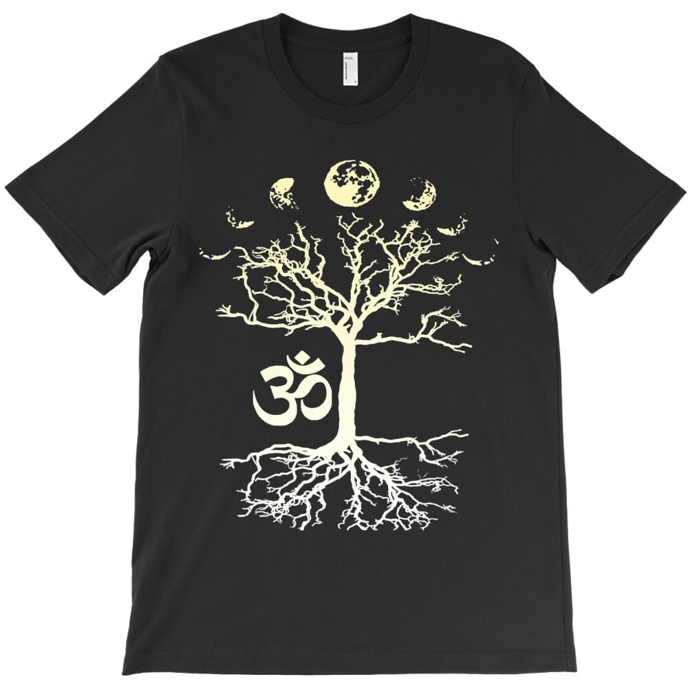 Phases Of The Moon Tree Of Life Om Aum Peace Mindful Themed Themed ...
